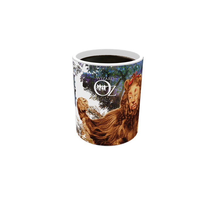 Trend Setters Wizard of Oz Cowardly Lion Morphing Mugs Heat-Changing Drinkware - 11oz | Wayfair